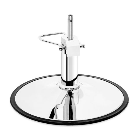 Deco styling chair base with hydraulic pump - standard chrome round