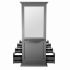 Deco Nottingham Single Styling Station - Black