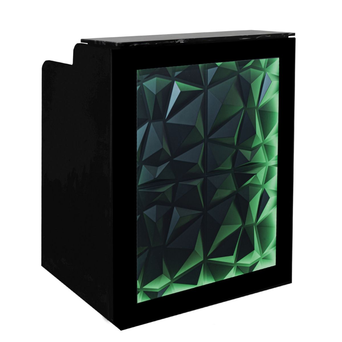 Deco 3D LED Reception Desk 36" - Black