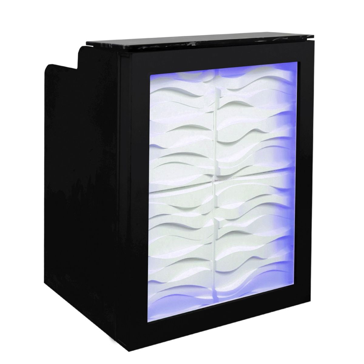 Deco 3D LED Reception Desk 36" - Black