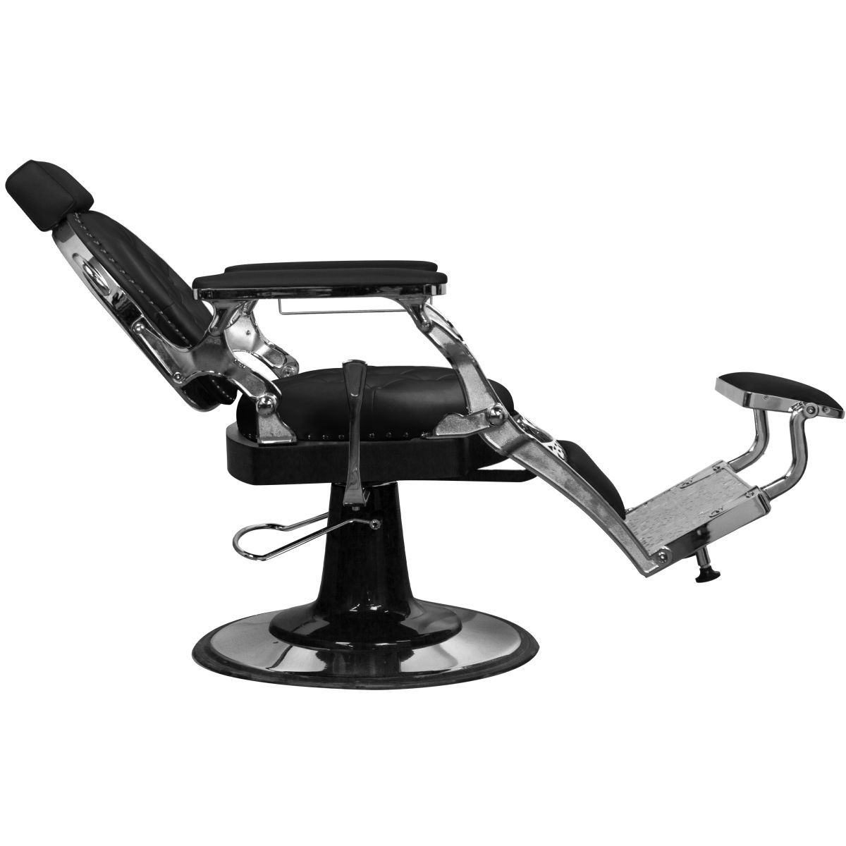 Deco Rutherford Barber Chair - Chrome