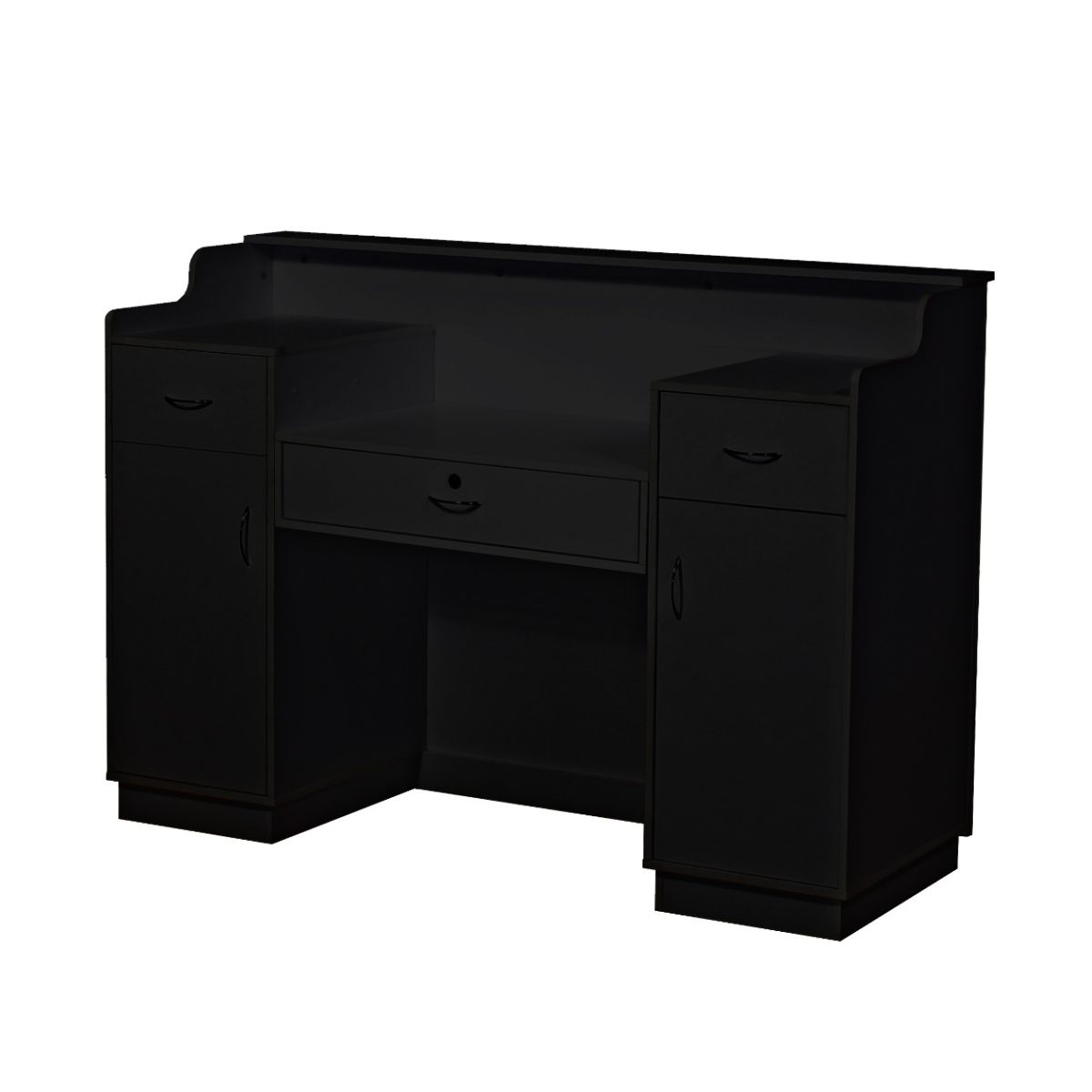 Deco 3D LED Reception Desk 60" - Black